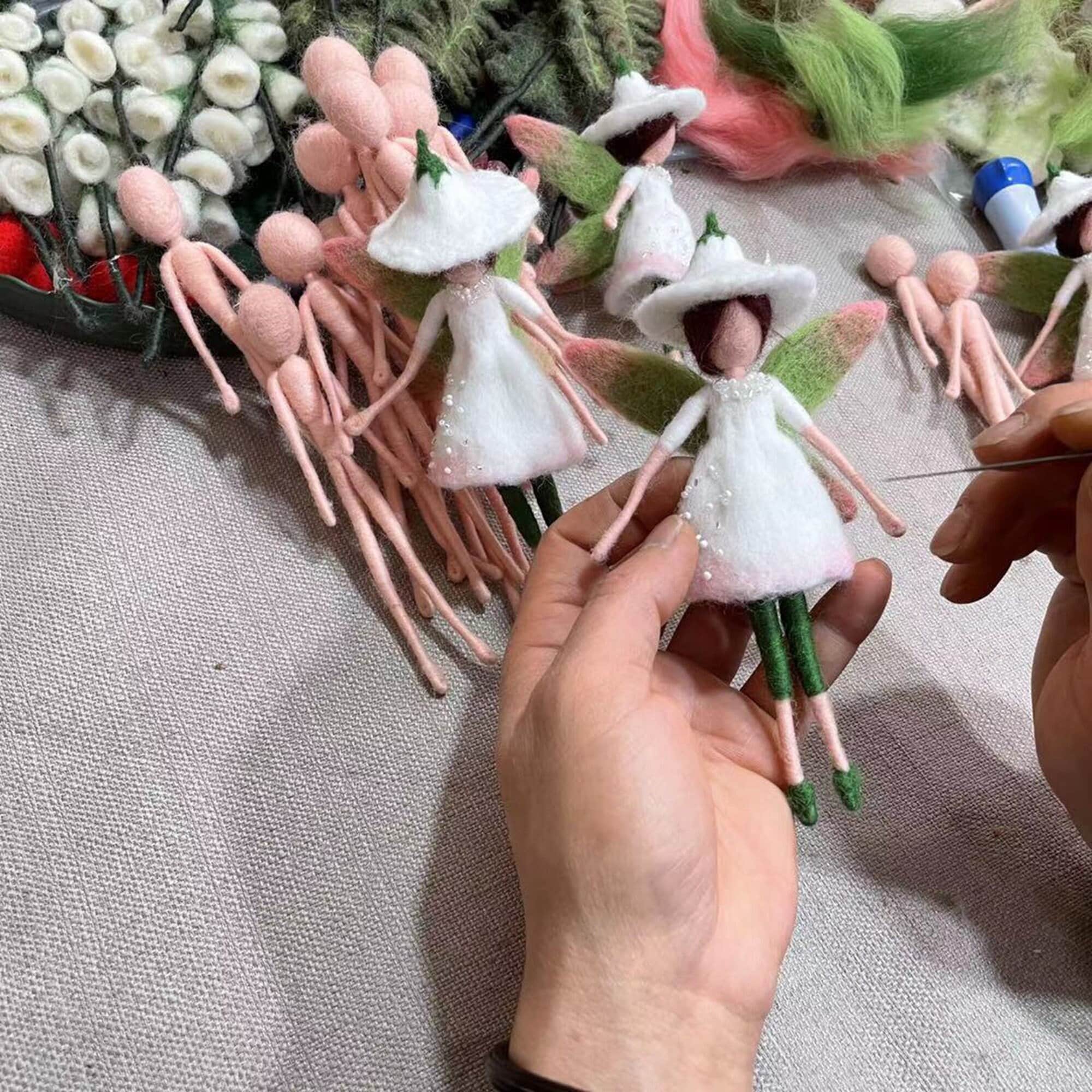 Needle Felted Body to Make Fairy Needle Felting Kit - Etsy Australia