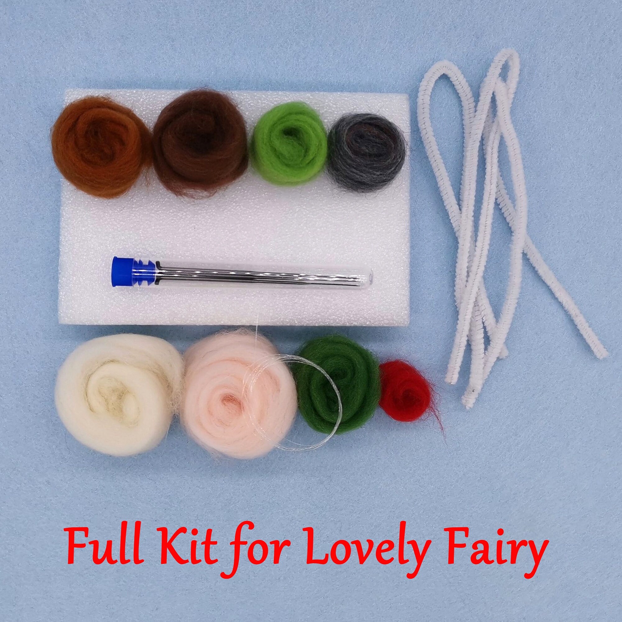 Elf Needle Felting Kit Craft Kit for Adults Felting Starter | Etsy