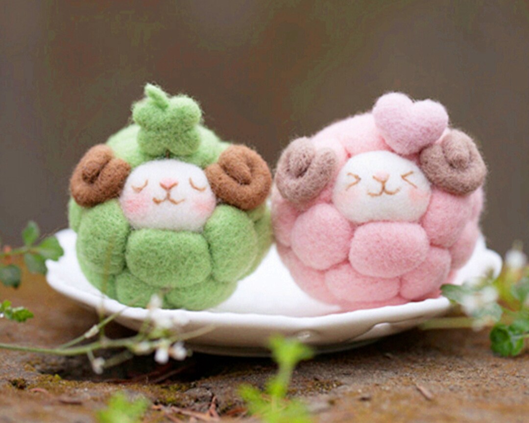 Sheep Needle Felting Kits for Christmas Gifts - Including Everything to ...