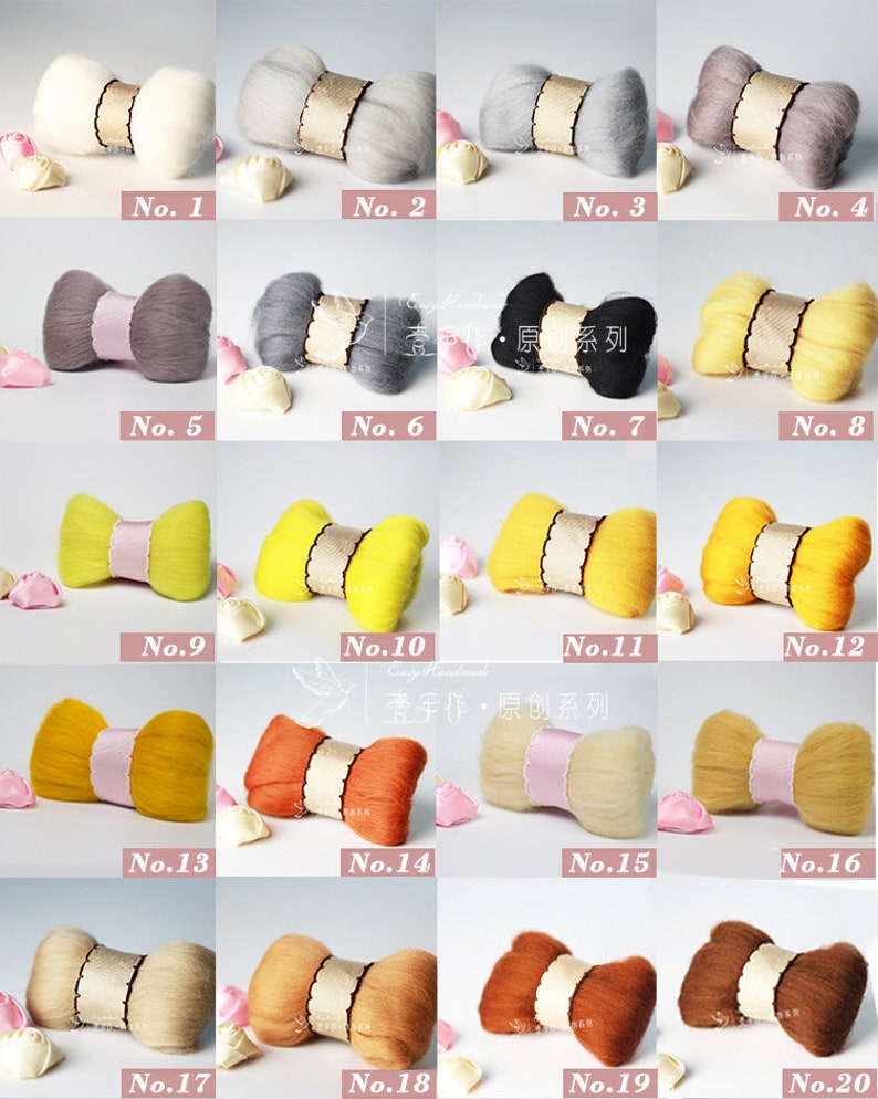 Superfine Merino Wool Roving Choose From 40 Colors for Needle - Etsy