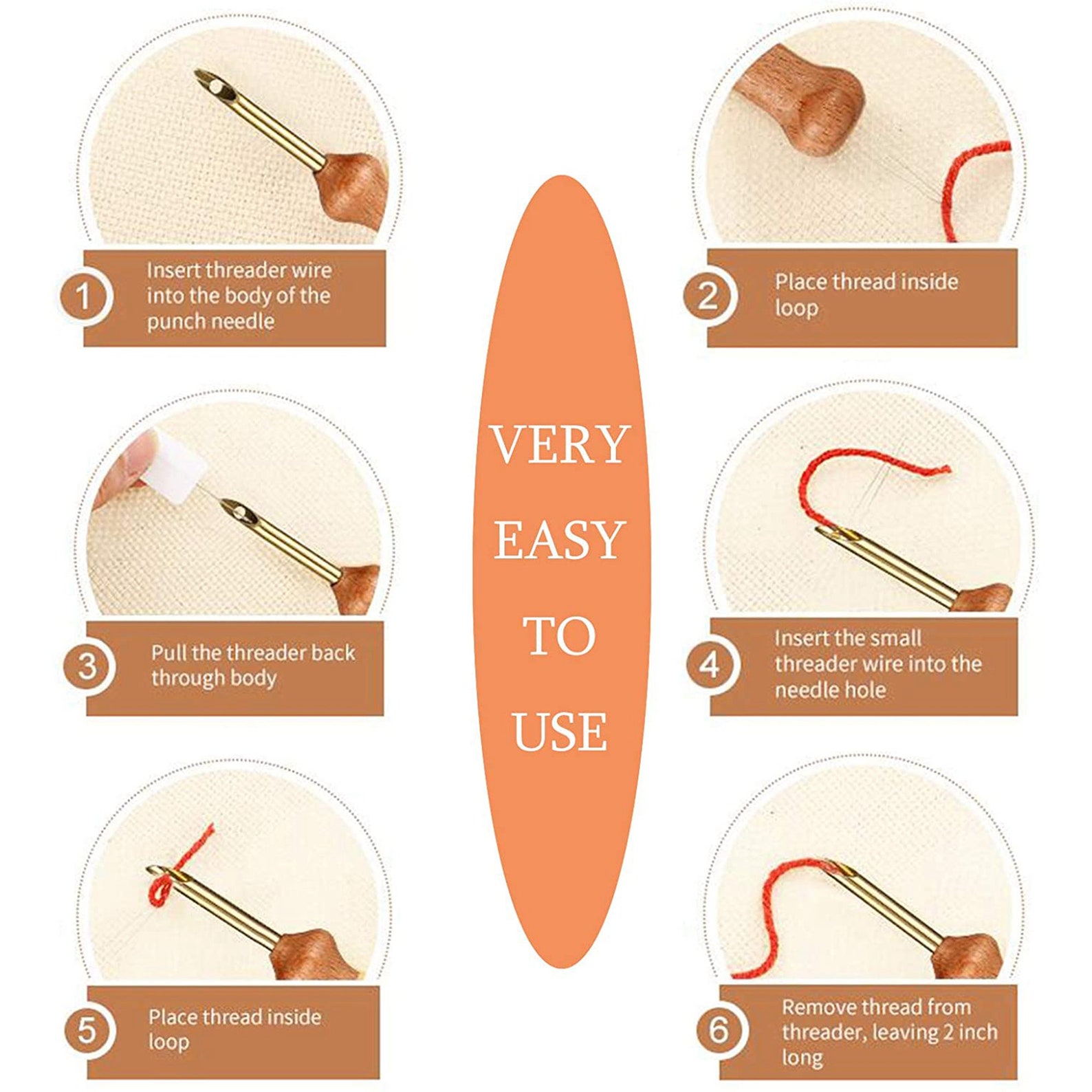 Leaf Punch Needle Kit Beginner Punch Needle Kit Punch Needle | Etsy