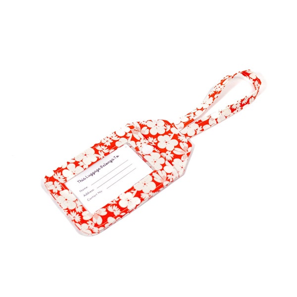 Fabric Luggage Tag - Etsy