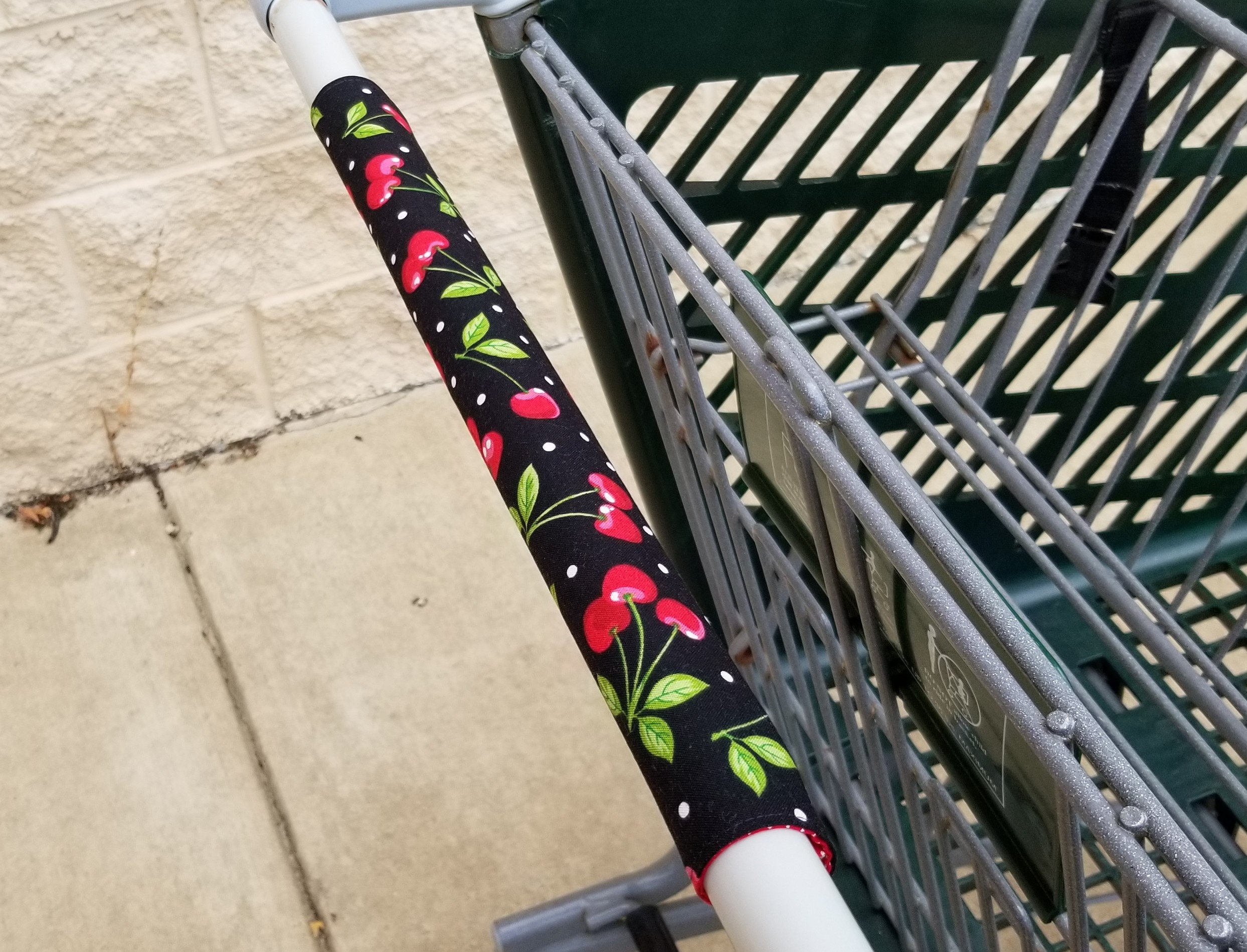 Shopping Cart Handle Covers - Cherries, Watermelon, Denim, Dog Print - Etsy