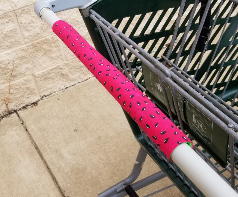Shopping Cart Handle Covers Cherries Watermelon Denim Dog - Etsy