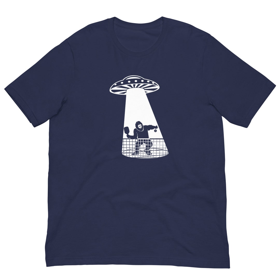 Bigfoot Abducted by Aliens Pickleball Unisex Tee - Etsy