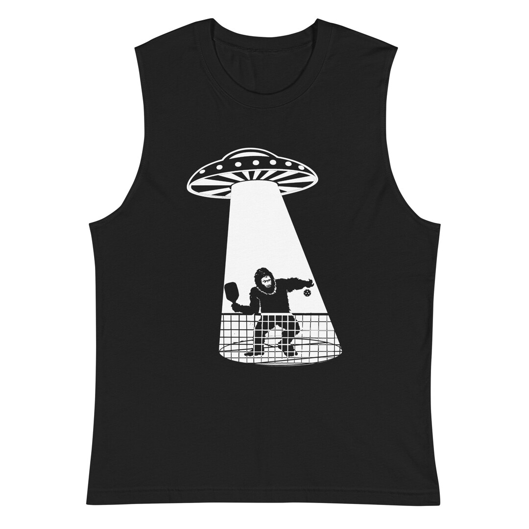 Sasquatch Abducted by Aliens Pickleball Tank Top - Etsy