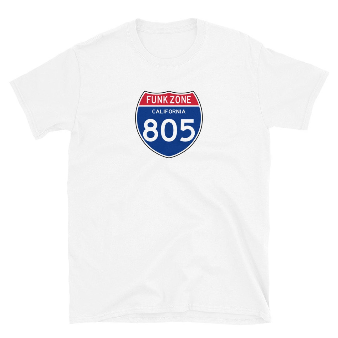 Santa Barbara 805 Funk Zone Short-sleeve Unisex T-shirt - Etsy