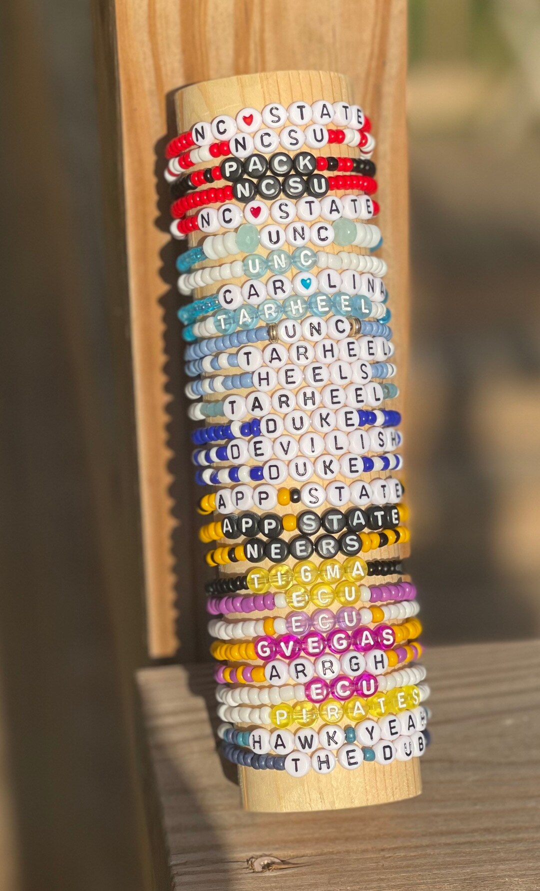 Dainty College Name Bracelets Sports Bracelets School Bracelets ...