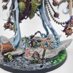 Mortarion Daemon Primarch of Nurgle Custom Painted Miniature, Warhammer ...