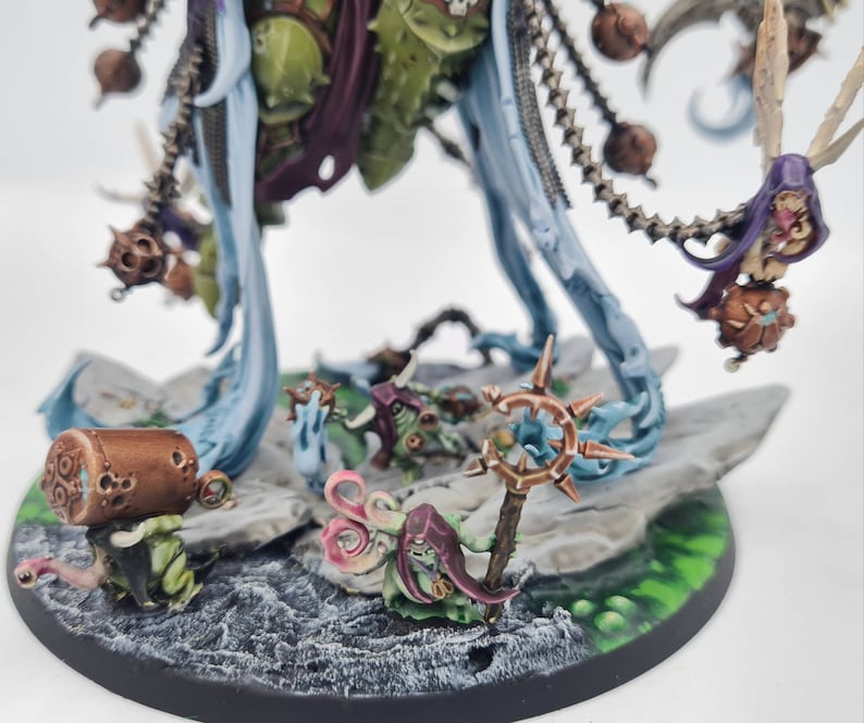 Mortarion Daemon Primarch of Nurgle Custom Painted Miniature, Warhammer ...