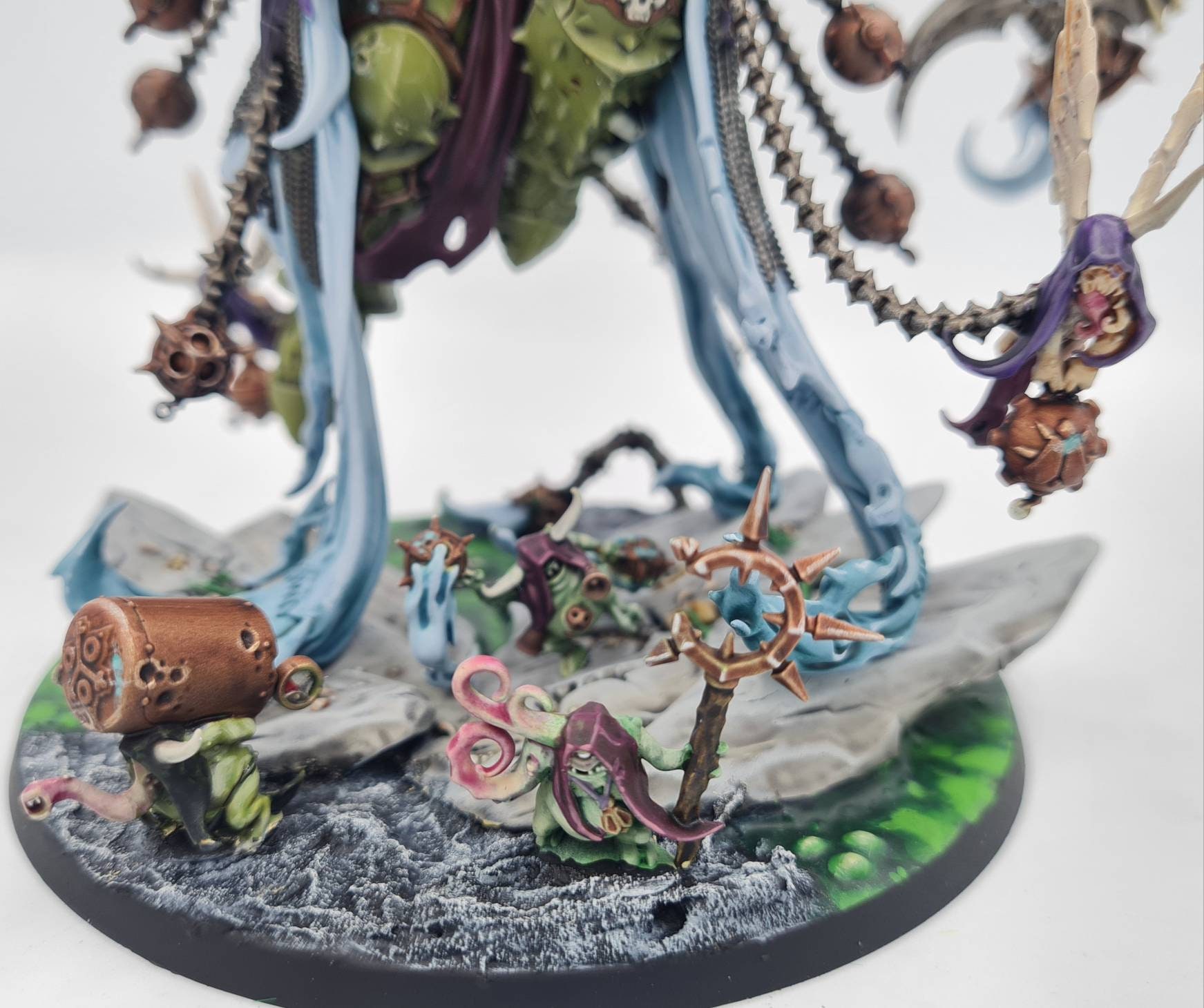 Mortarion Daemon Primarch of Nurgle Custom Painted Miniature, Warhammer ...