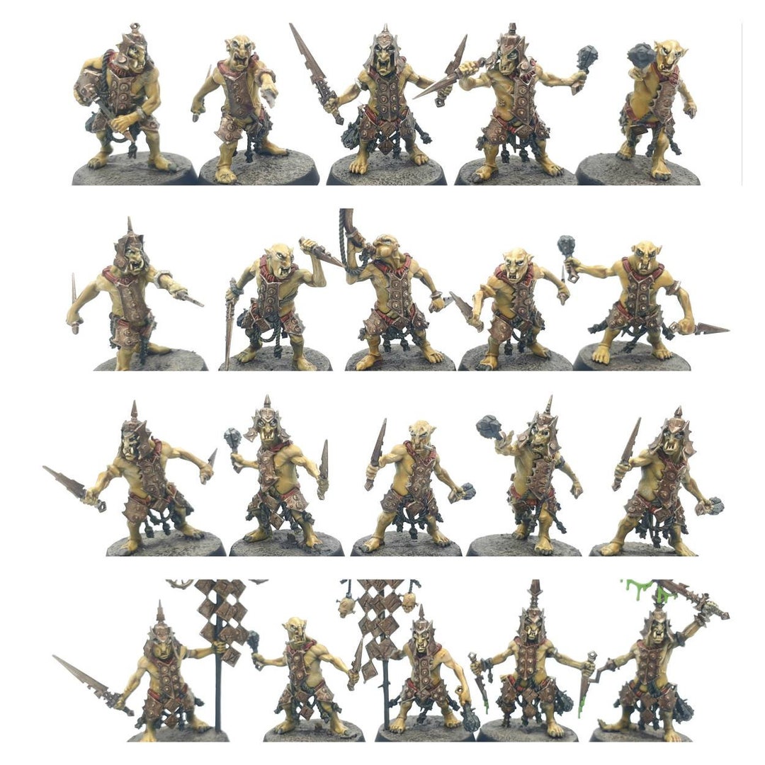 Hobgrot Slittaz X 20 Painted Miniatures Models FOR SALE. Custom Painted ...