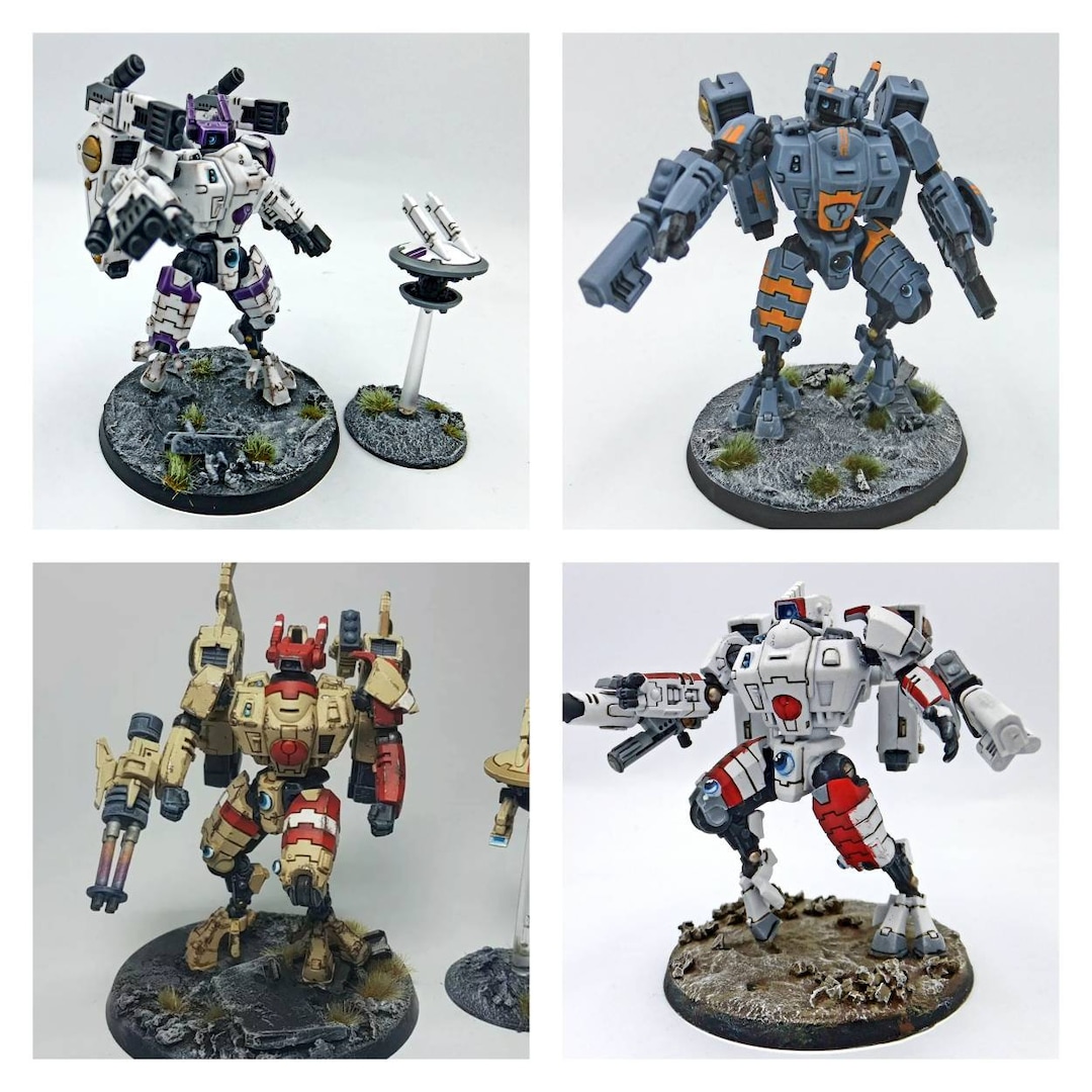 Tau Empire Commander Custom Painted Miniature Available to Order, All ...