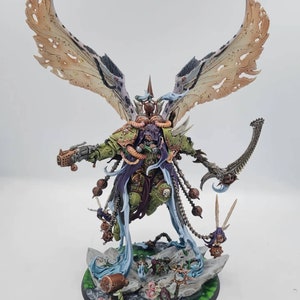 Mortarion Daemon Primarch of Nurgle Custom Painted Miniature, Warhammer ...