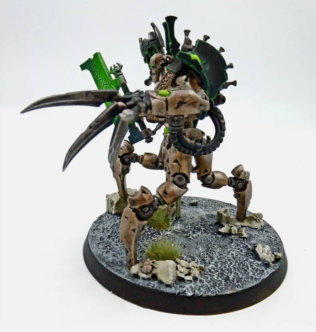 Necron Skorpekh Lord Painted Miniature Model for Sale, Custom Painted ...