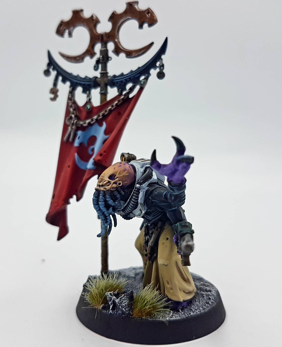 Iconward Genestealer Cult Acolyte Painted Miniature Model, Custom ...