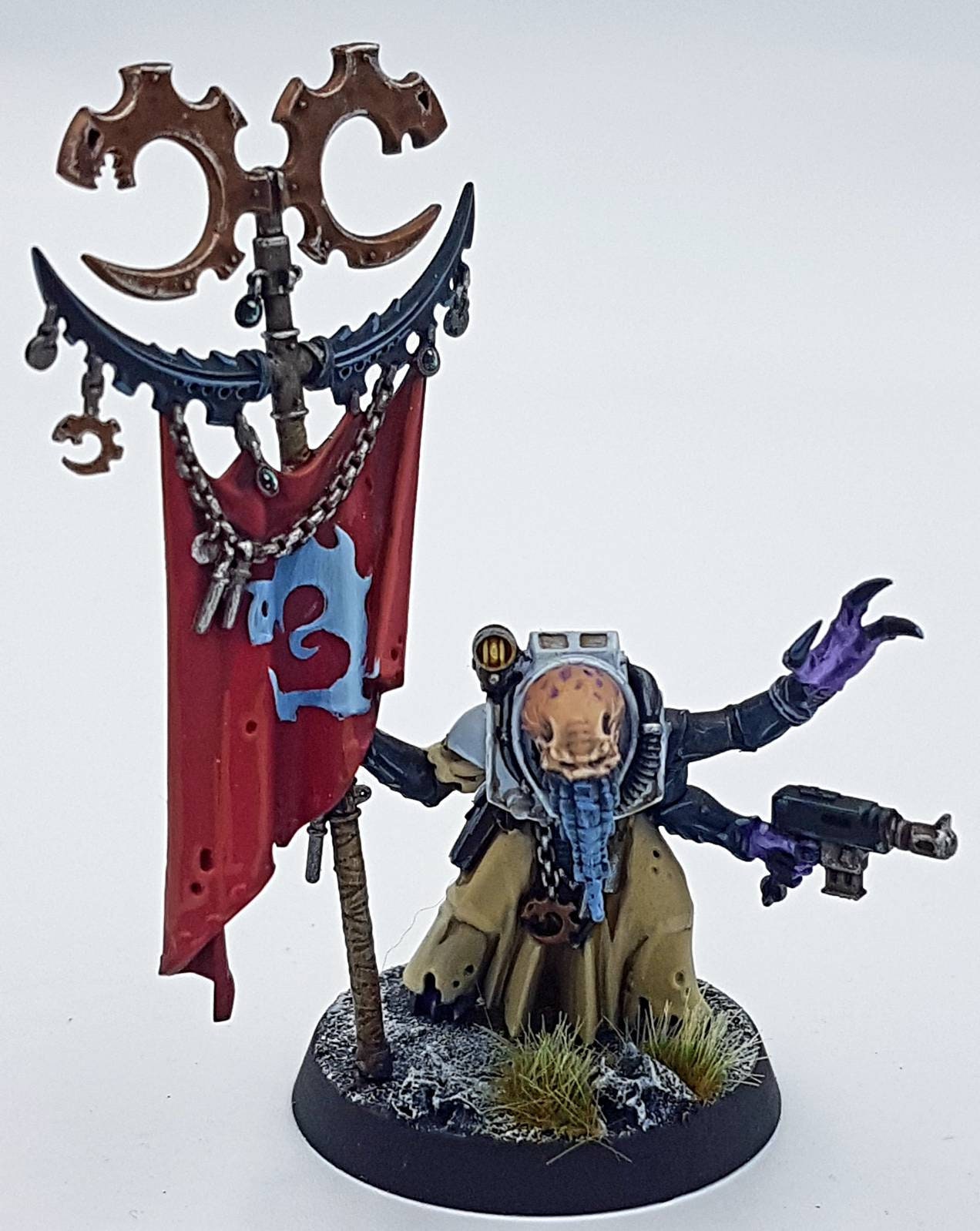 Iconward Genestealer Cult Acolyte Painted Miniature Model, Custom ...