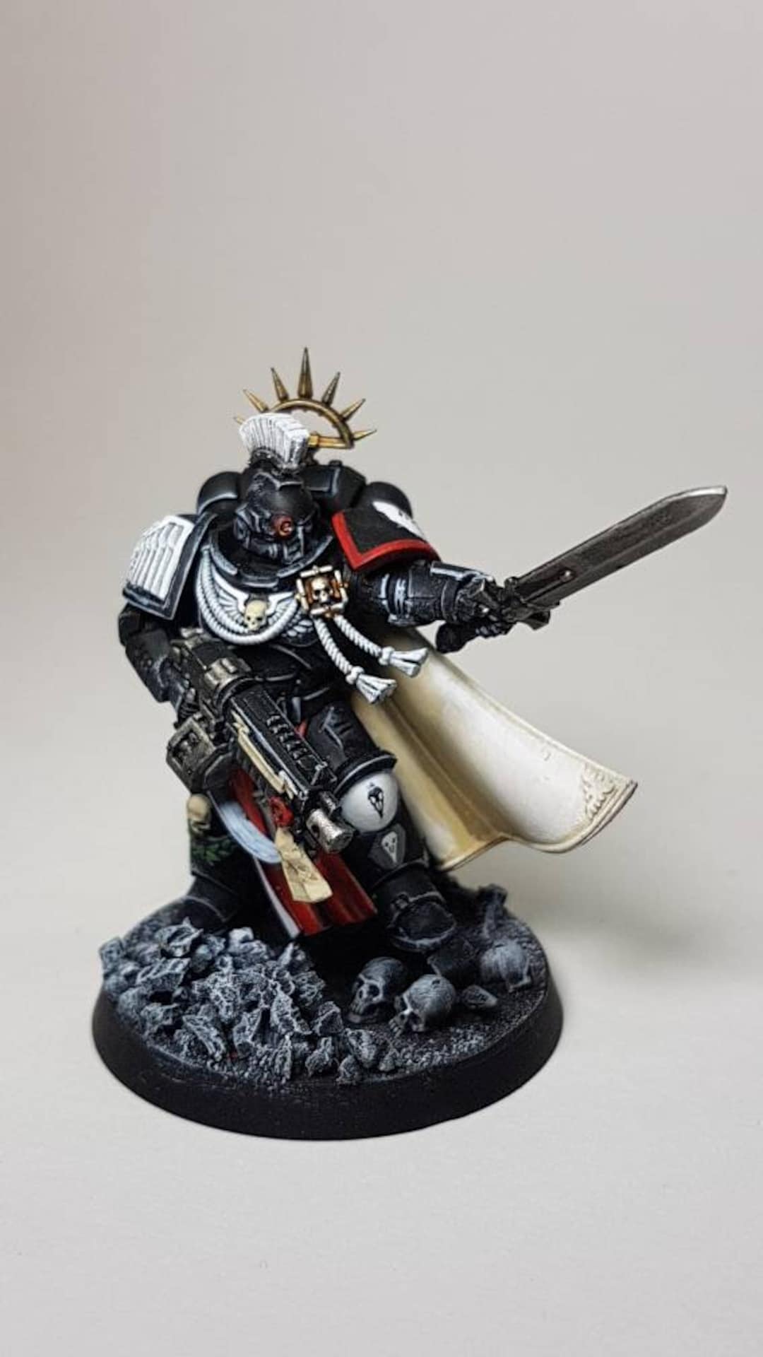 Primaris Space Marine Captain Painted Miniature, Painted Warhammer 40k ...