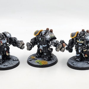 Centurion Assault Squad Space Marines Raven Guard Painted Miniature ...