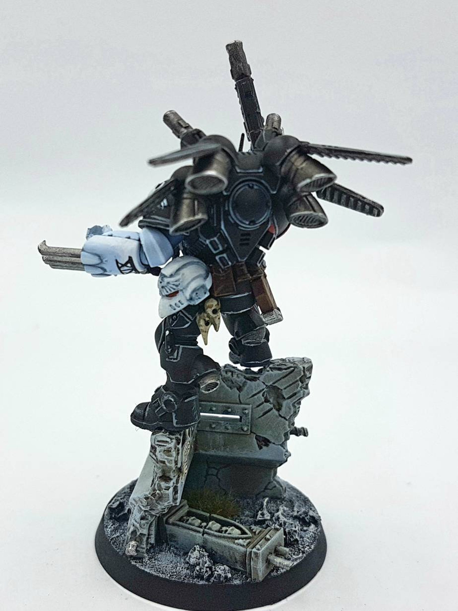Kayvaan Shrike Primaris Raven Guard Painted Miniature for - Etsy UK