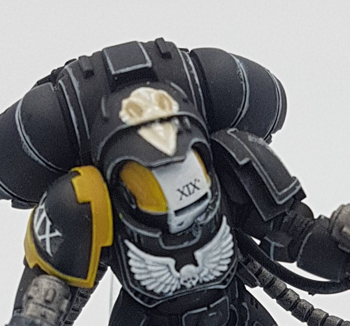 Primaris Space Marine Inceptors Raven Guard painted miniatures | Etsy