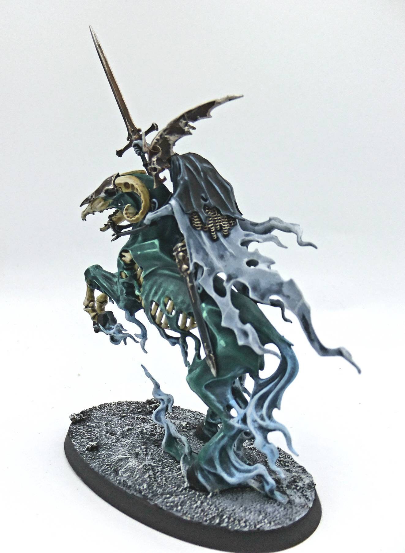Soul Wars Knight of Shrouds Ethereal Steed Nighthaunt Painted Miniature ...