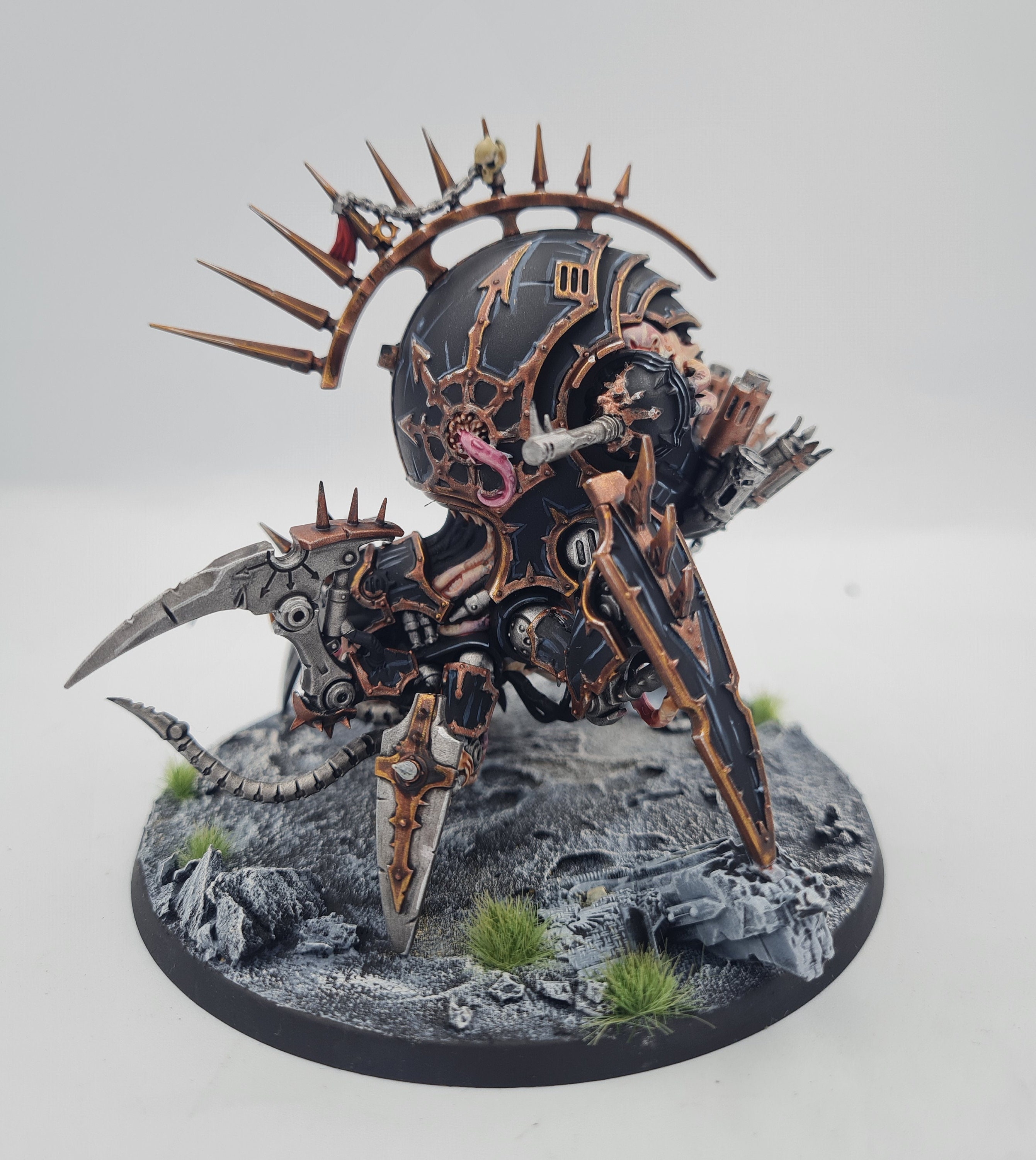Chaos Warpforged Venomcrawler & Obliterators Painted Miniatures Models ...