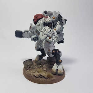Tau XV95 Ghostkeel Battlesuit With Drones Custom Painted Miniature ...