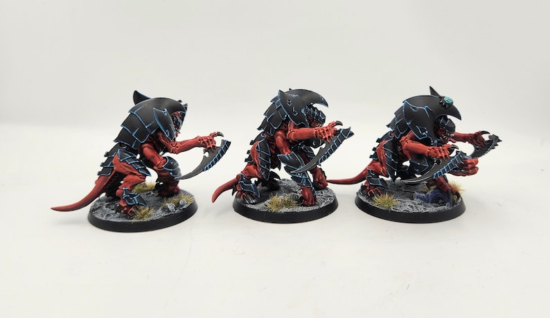 Tyranid Tyrant Guard X 3 Painted Miniatures Models Custom Painted ...