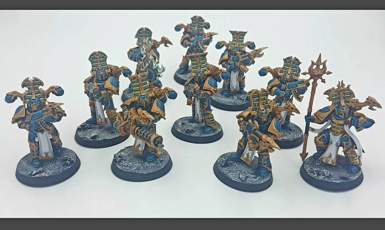 Thousand Sons Rubric Marines Custom Painted Miniatures Available to ...