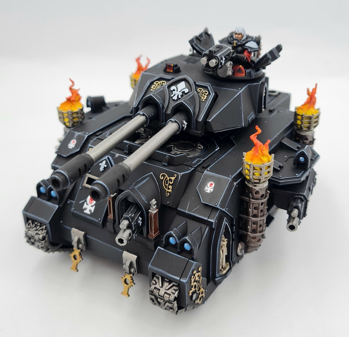Adepta Sororitas Castigator Tank Painted Miniature Model, Warhammer 40k ...