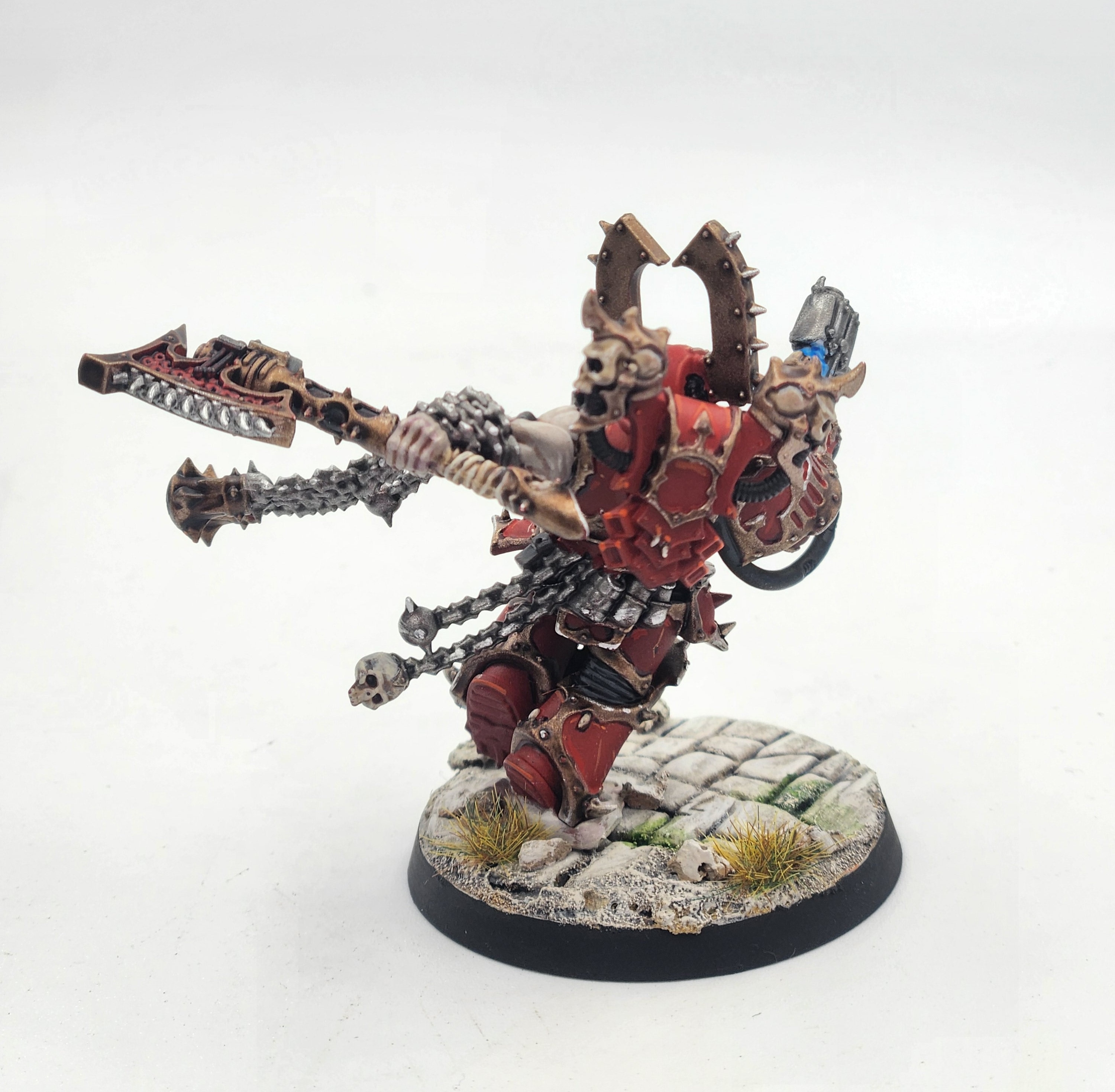 Kharn the Betrayer Chaos World Eaters Painted Miniature Model for Sale ...