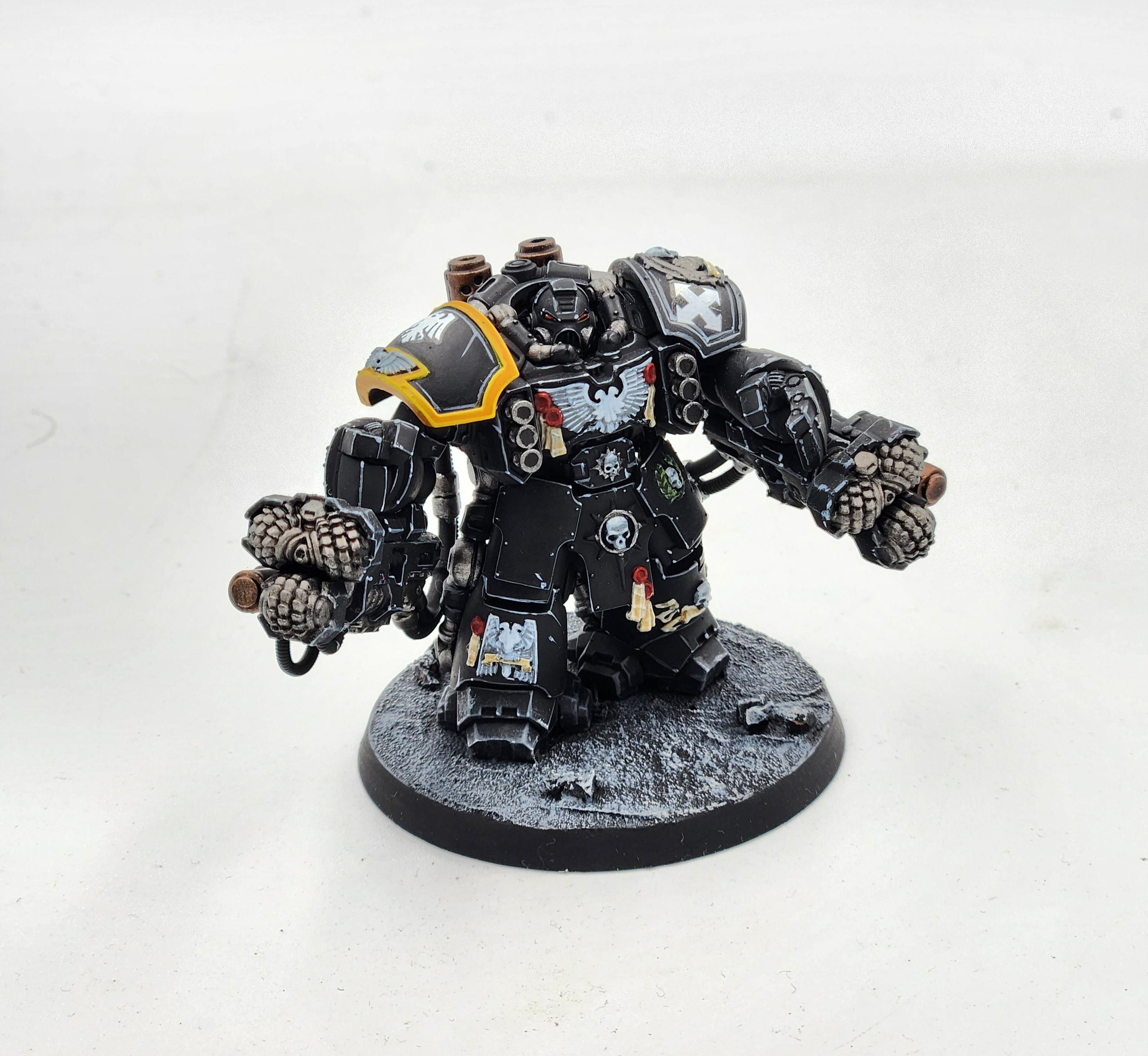 Centurion Assault Squad Space Marines Raven Guard Painted Miniature ...