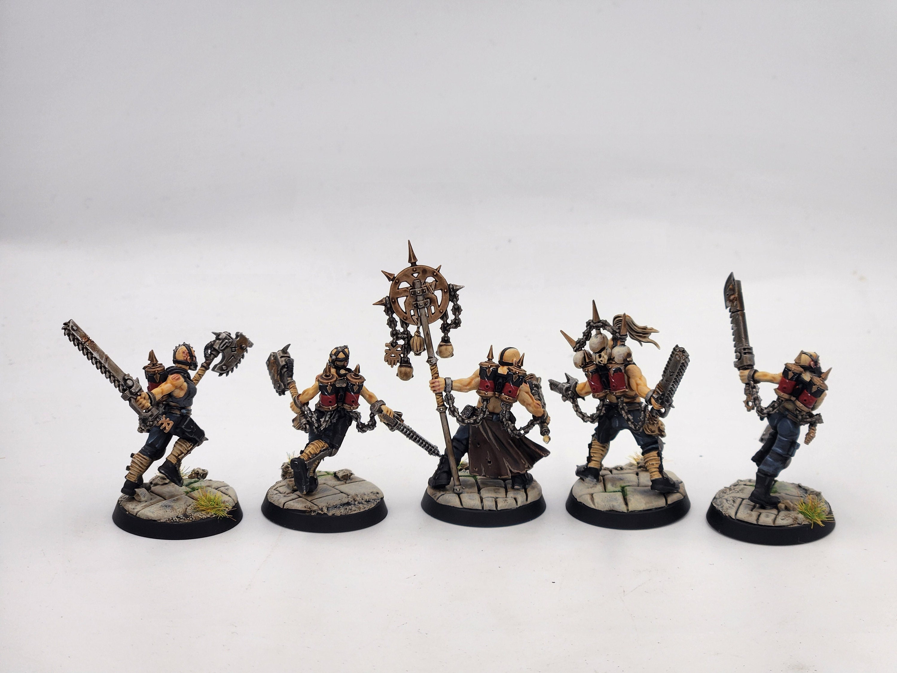 World Eaters Khorne Jakhals X 10 Painted Miniature Models for Sale ...