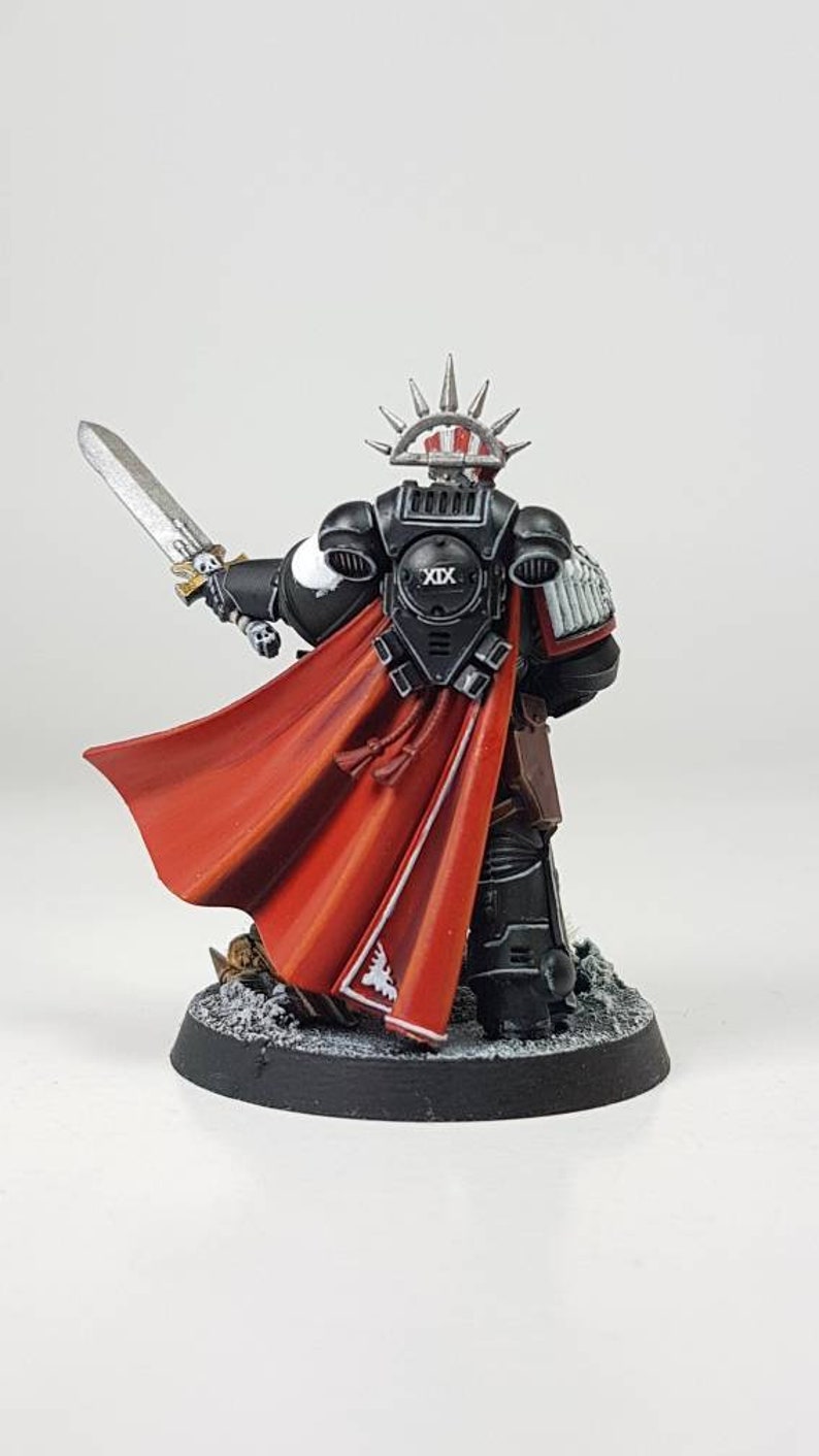Primaris Space Marine Captain Painted Miniature Painted - Etsy