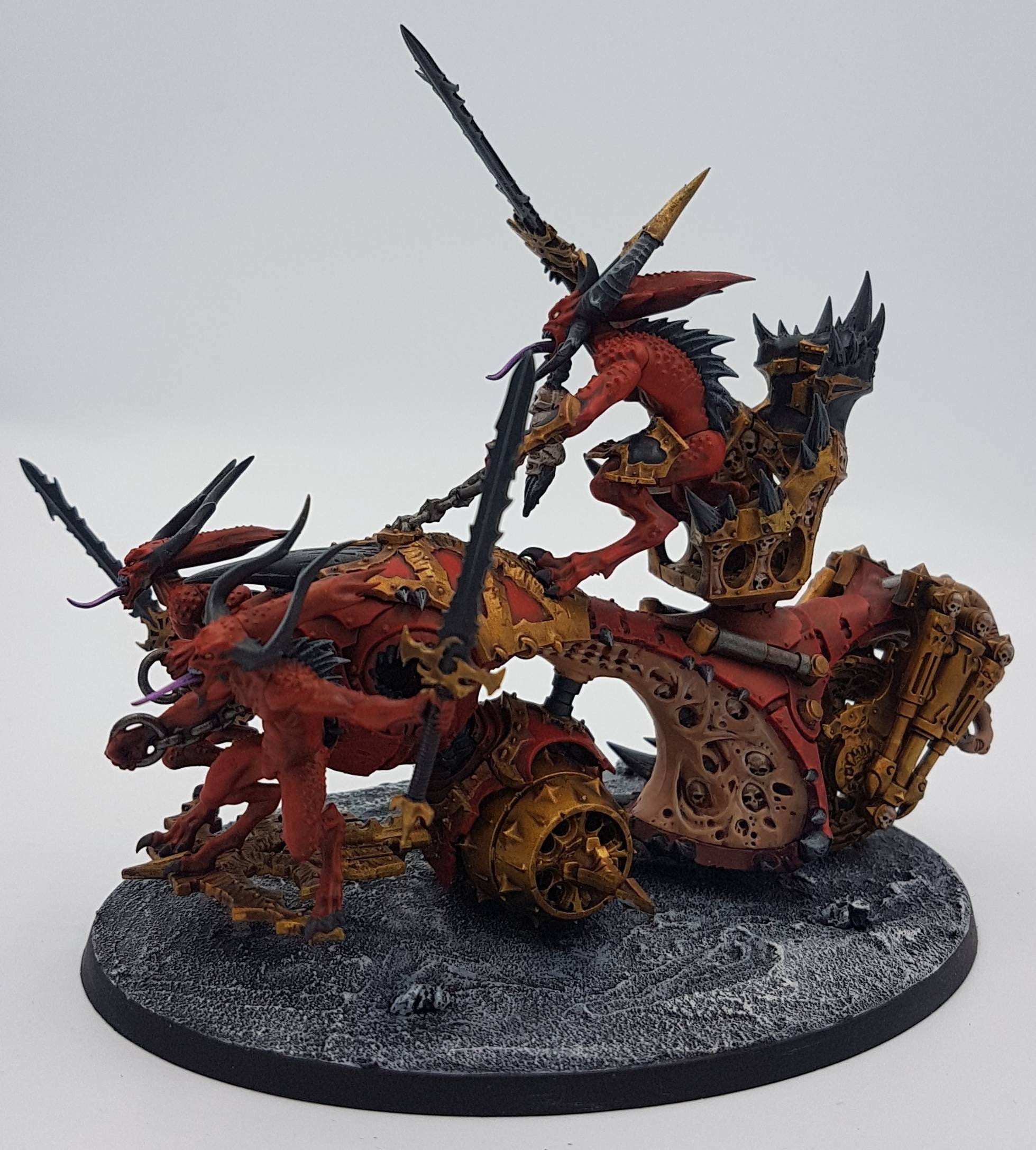 Rendmaster Herald on Blood Throne Daemons of Khorne Painted Miniature ...