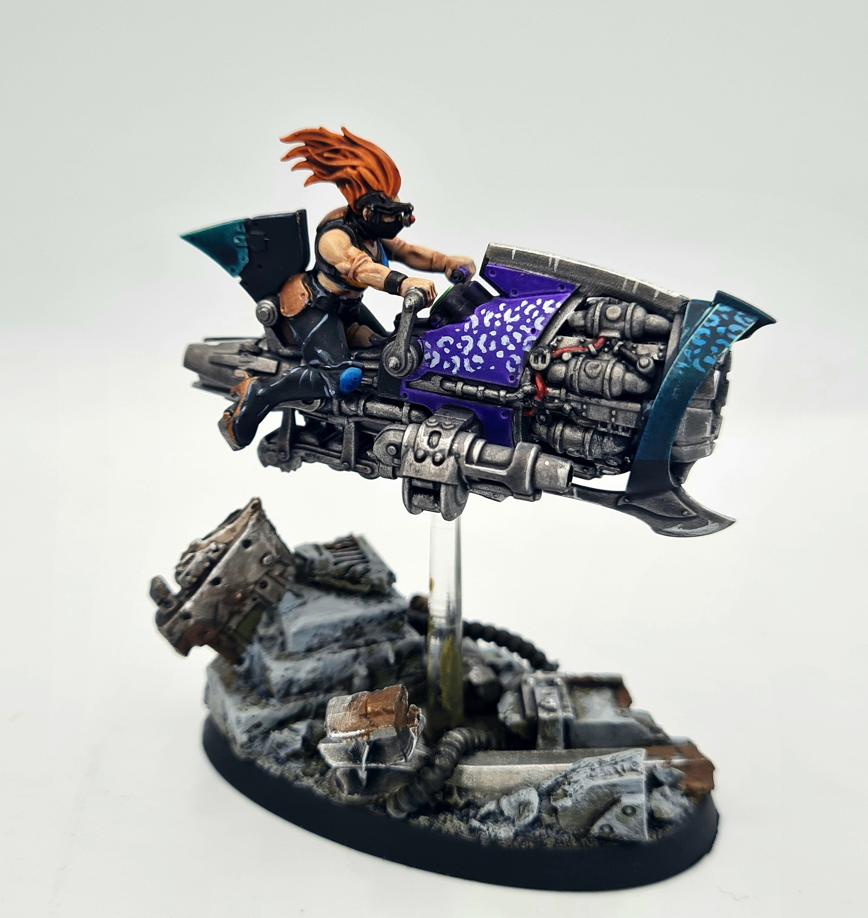 Necromunda Escher Cutters on Jetbikes X 4 Painted Miniatures for Sale ...