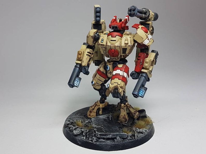 Tau Empire Commander Custom Painted Miniature Available to Order, All ...