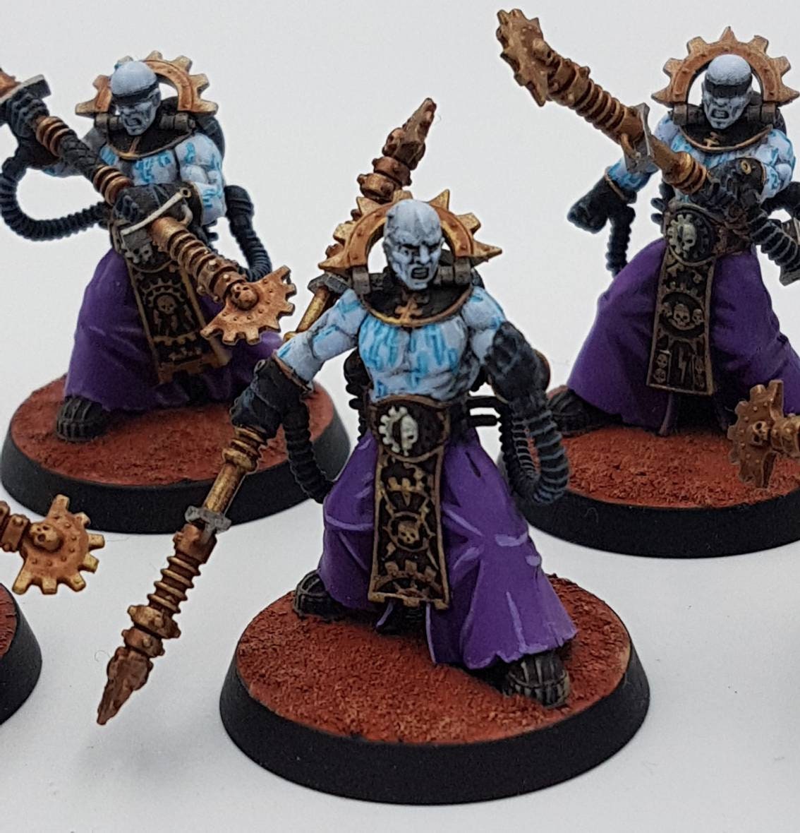 5 X Electro Priests Custom Painted Miniatures for Sale, Warhammer 40k ...