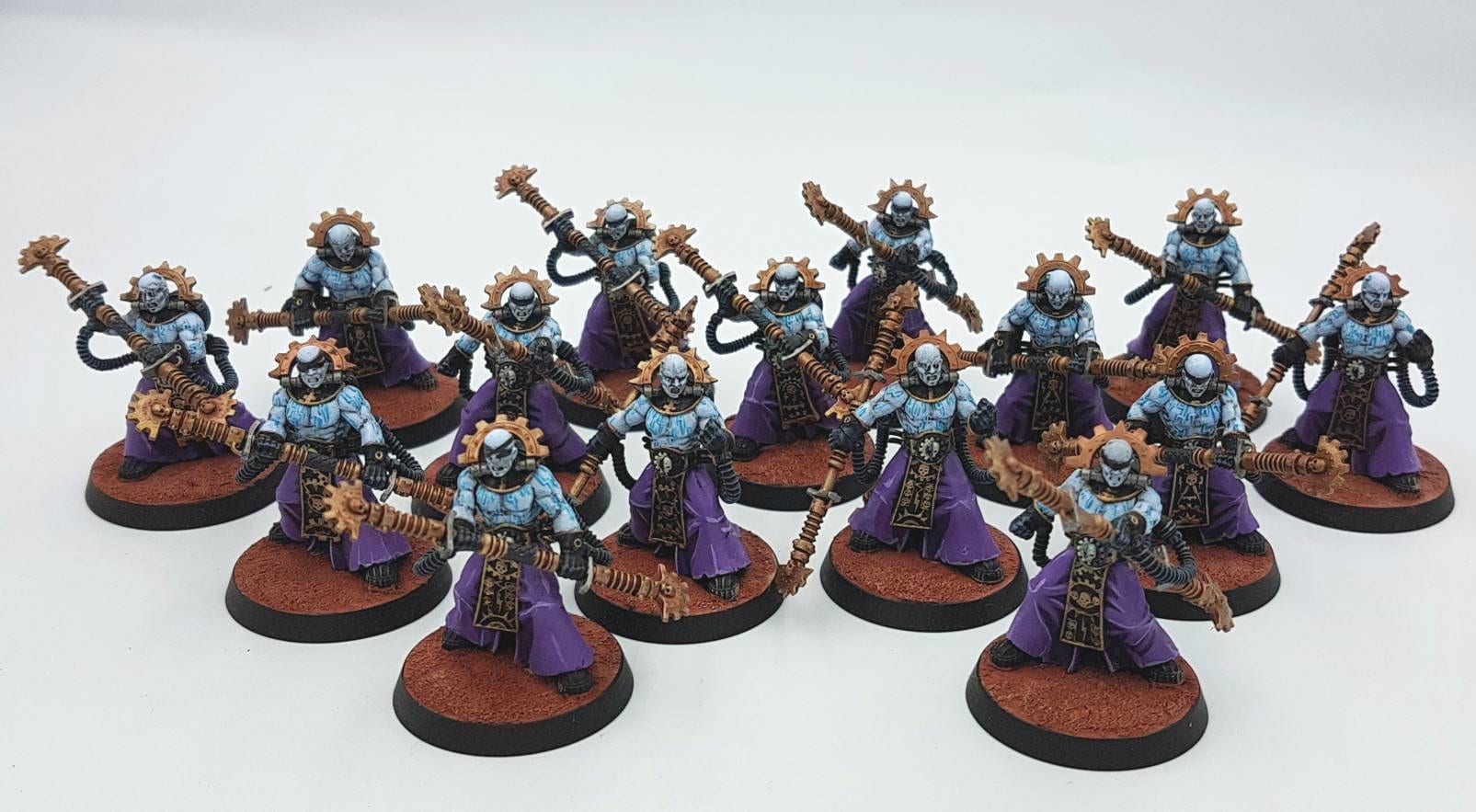 5 X Electro Priests Custom Painted Miniatures for Sale, Warhammer 40k ...