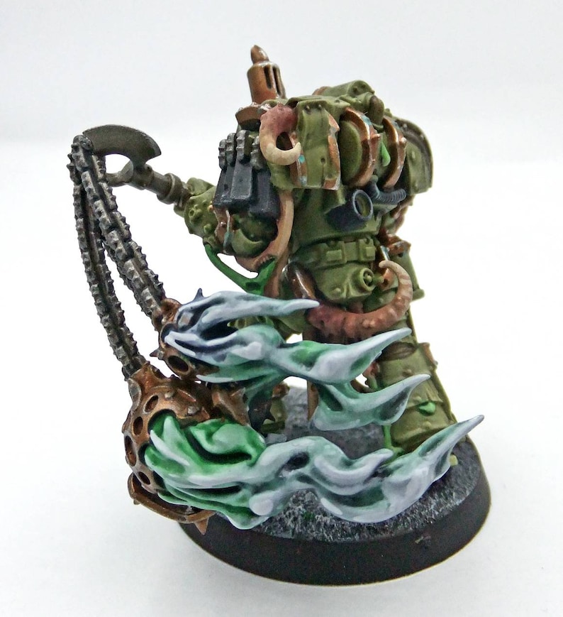 Death Guard Blightlord Terminators X 5 for Sale, Painted Warhammer 40k ...