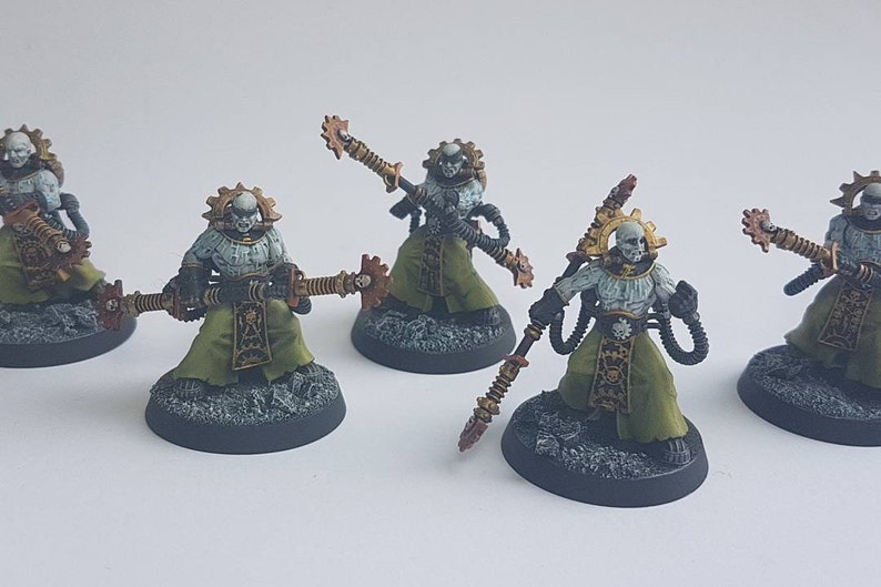5 X Electro Priests Custom Painted Miniatures for Sale, Warhammer 40k ...