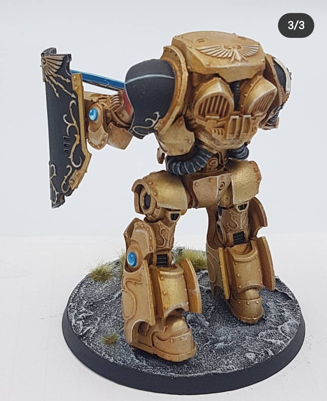 Legio Custodes Contemptor-galatus Dreadnought Painted Miniature ...