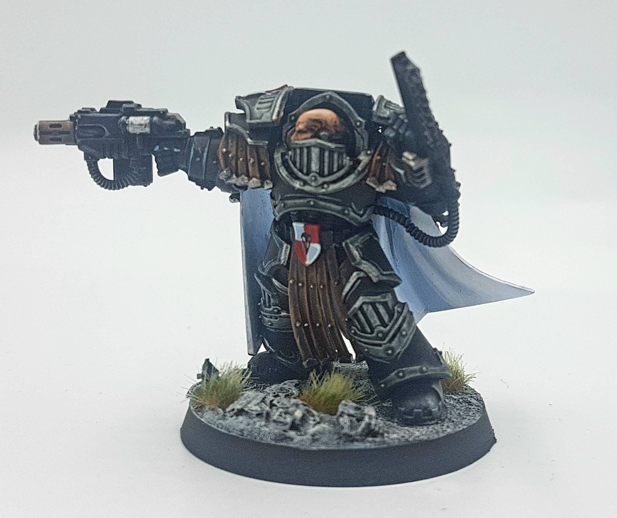 Praetor Space Marine Captain in Cataphractii Terminator Armour Painted ...