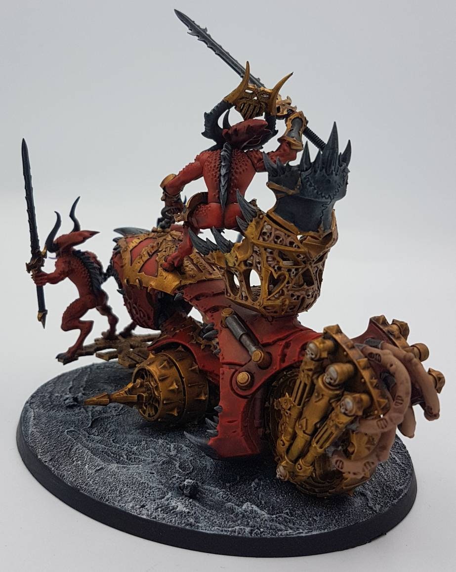Rendmaster Herald on Blood Throne Daemons of Khorne Painted Miniature ...