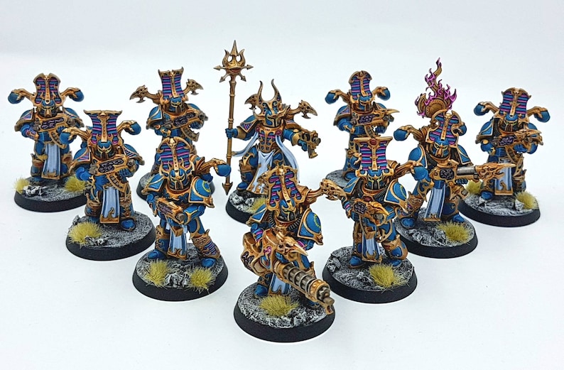 Thousand Sons Rubric Marines Custom Painted Miniatures Available to ...