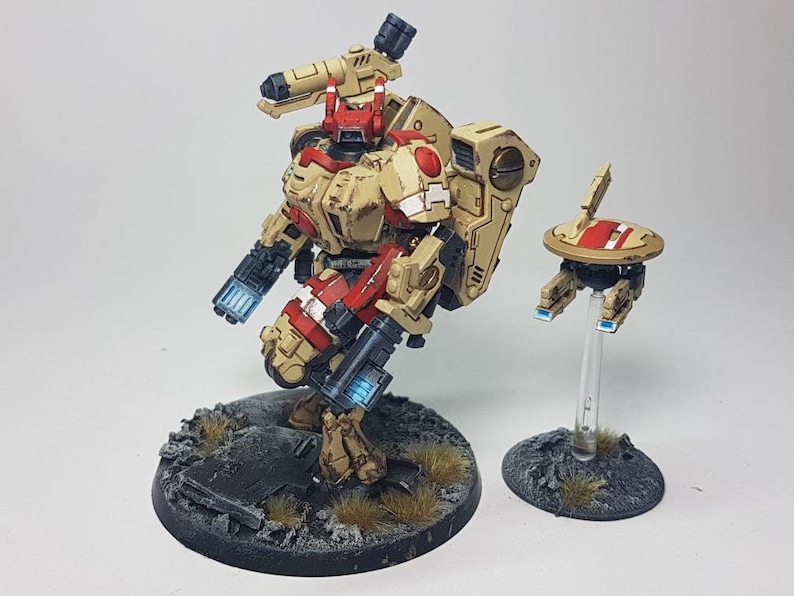 Tau Empire Commander Custom Painted Miniature Available to Order, All ...