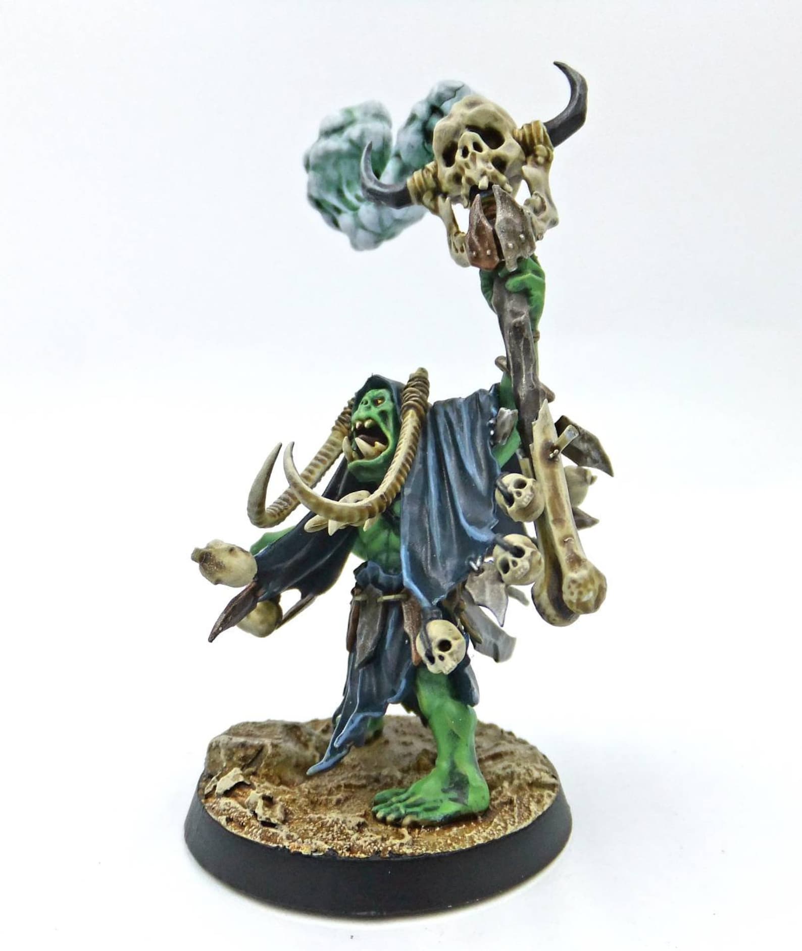 Weirdnob Shaman Orruk Ork Painted Miniature Model for Sale, Custom Orders Taken for Warhammer ...