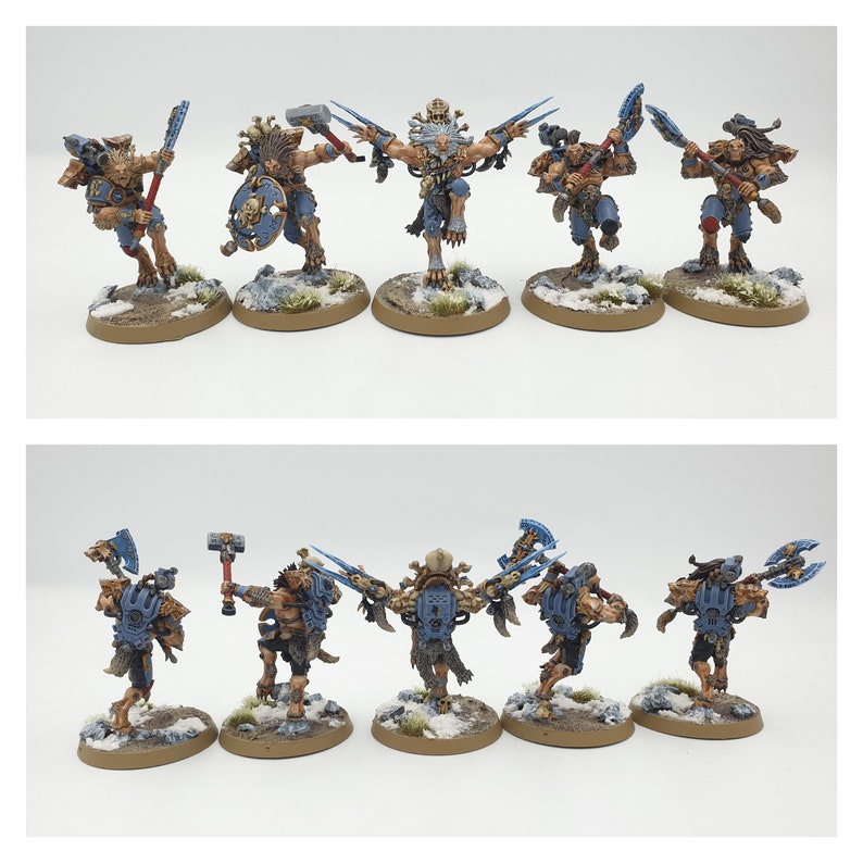 Wulfen Space Wolves Custom Painted Miniature Models, Available to Order ...