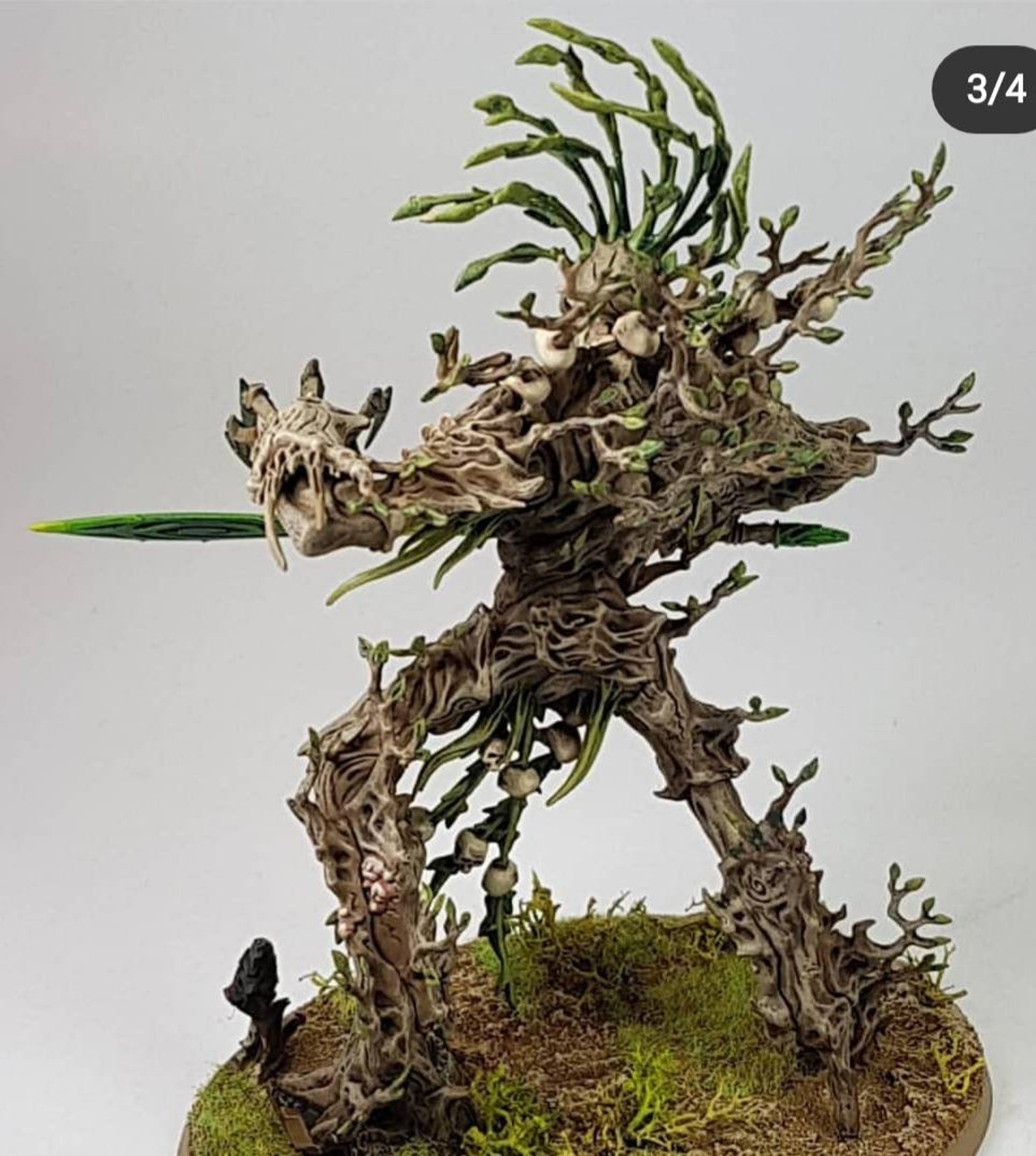 Sylvaneth Treelord Painted Miniature Model for Sale Custom - Etsy